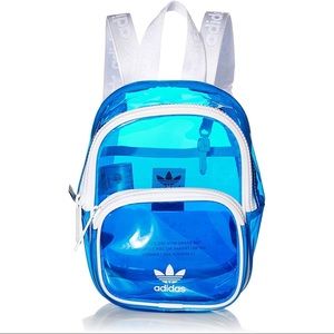 adidas | Bags | Adidas Originals Blue Clear Backpack Bag | Poshmark